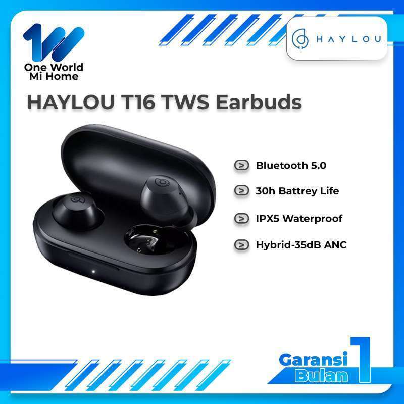 Promo Haylou T16 TWS ANC Earbuds Diskon 16% di Seller Oneworld MI HOME Official Store - Kota ...