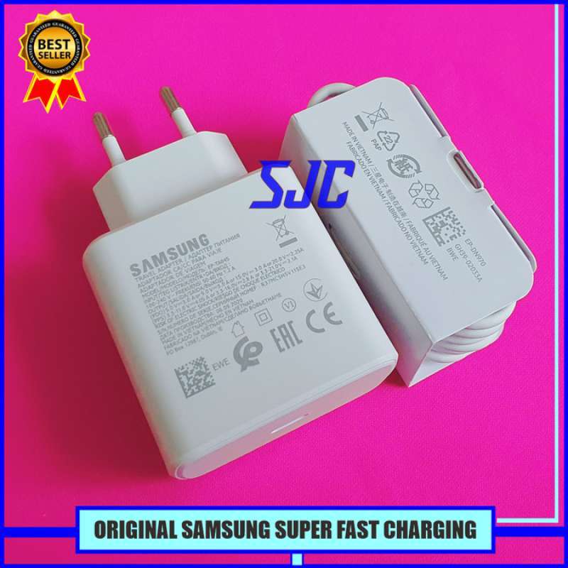 Jual Charger Samsung 45 Watt ORIGINAL 100% Super Fast Charging Putih di Seller IsGone - Kapuk ...