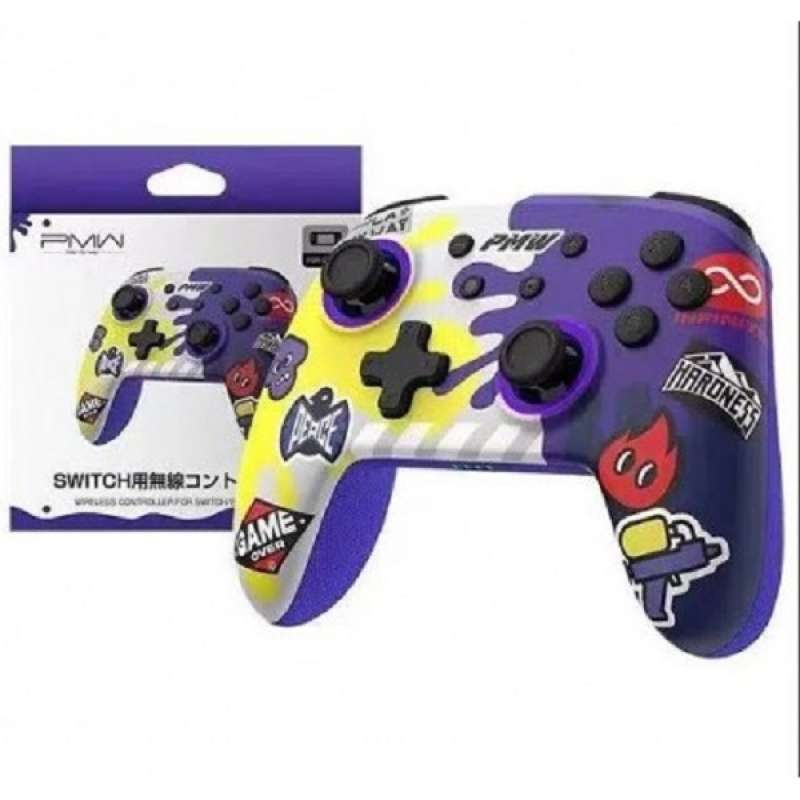 Promo Iine Pro Controller Splatoon 3 Edt Bluetooth Wireless Gamepad ...