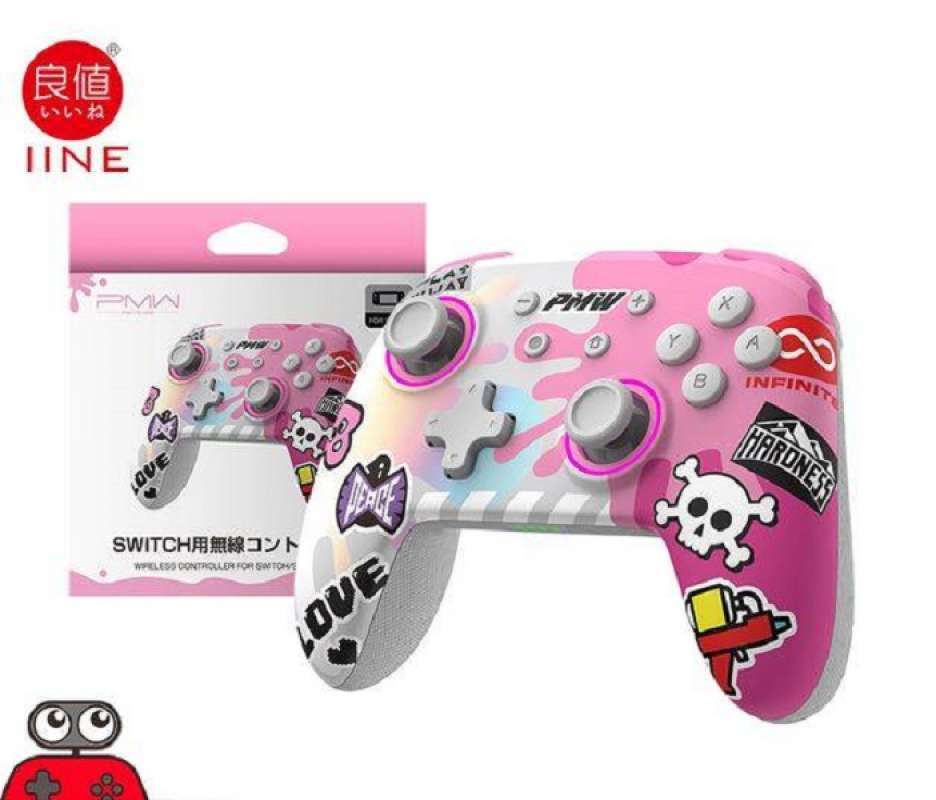 Promo Iine Pro Controller Splatoon 3 Edt Bluetooth Wireless Gamepad ...