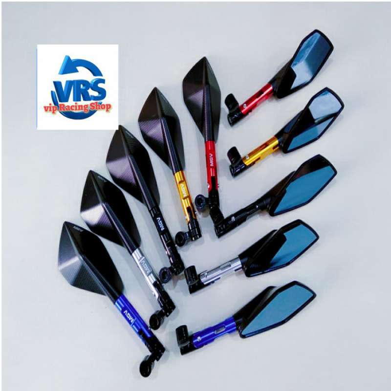 Jual spion cnc tomok V5 kaca besar merk MGV racing universal di Seller ...