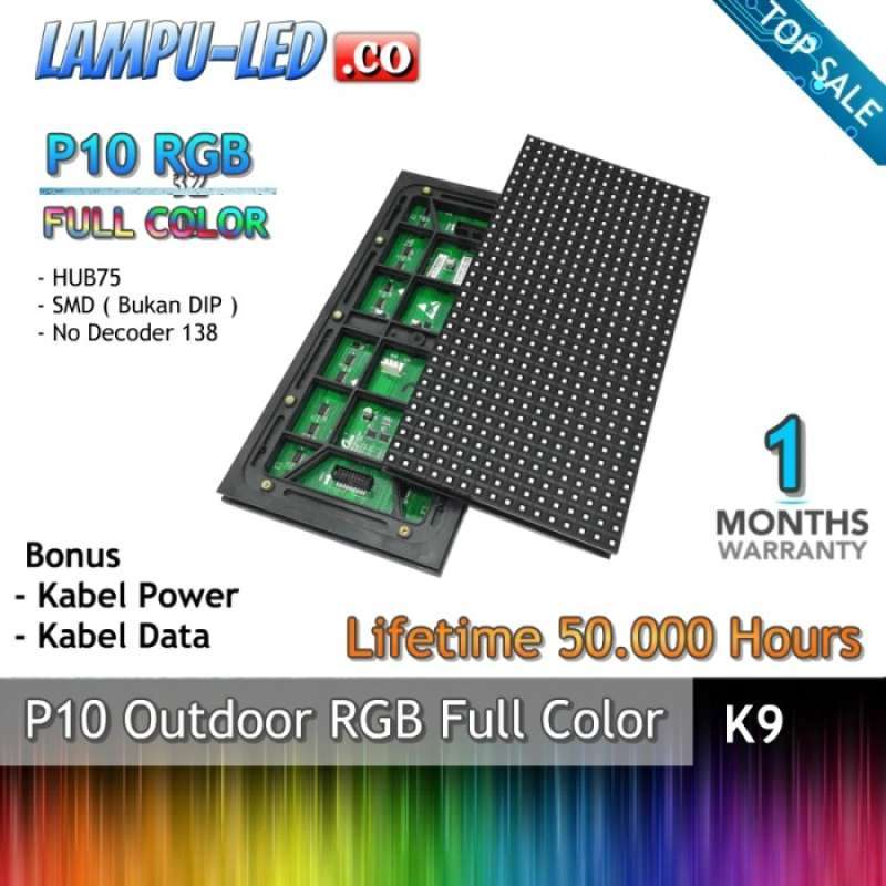 Promo Modul LED Panel P10 SMD Outdoor RGB - FULL COLOR HUB 75 Diskon 23 ...