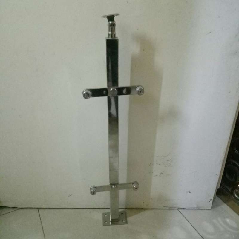 Promo Railing Tangga Kaca Stainless Diskon 23% Di Seller Buildingtool ...