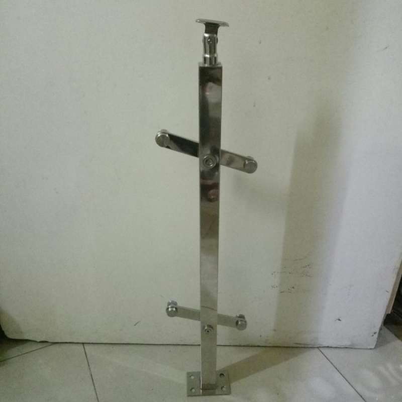 Promo Railing Tangga Kaca Stainless Diskon 23% Di Seller Buildingtool ...