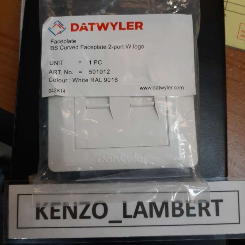 Promo datwyler faceplate 2hole / face plate datwyler 2port Diskon 23% di Seller Buildingtool ...