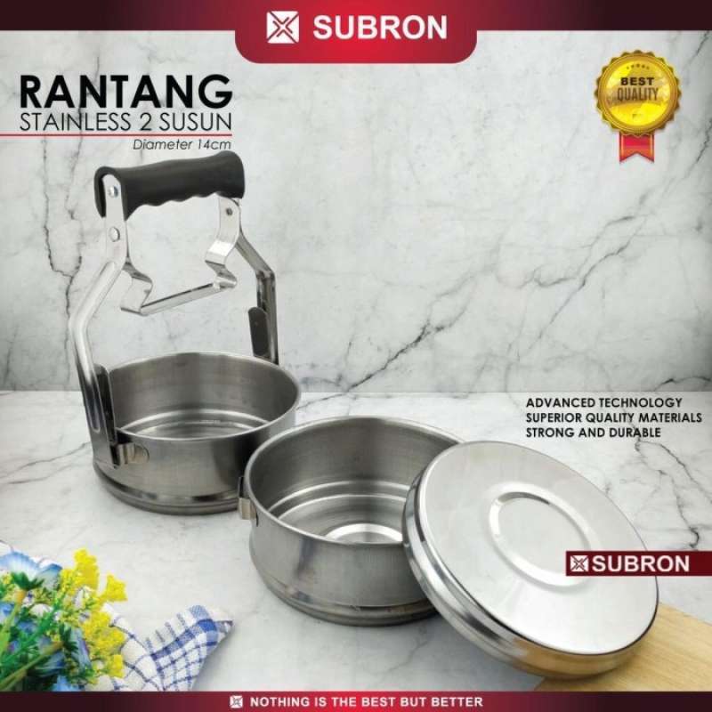 Jual Rantang Makanan Stainless Steel Susun 2 Di Seller Am_id - Wanajaya ...