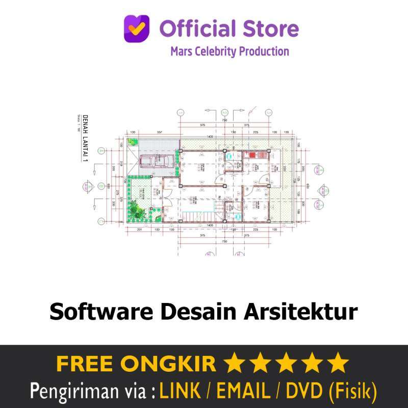 Jual Software Paket Desain Bangunan Arsitektur Design CAD Full Version Lifetime Premium Plus ...