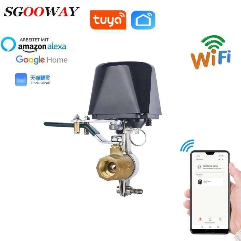 Promo Tuya Pengatur Gas Pintar Smart Wifi Control Water Valve Gas ...