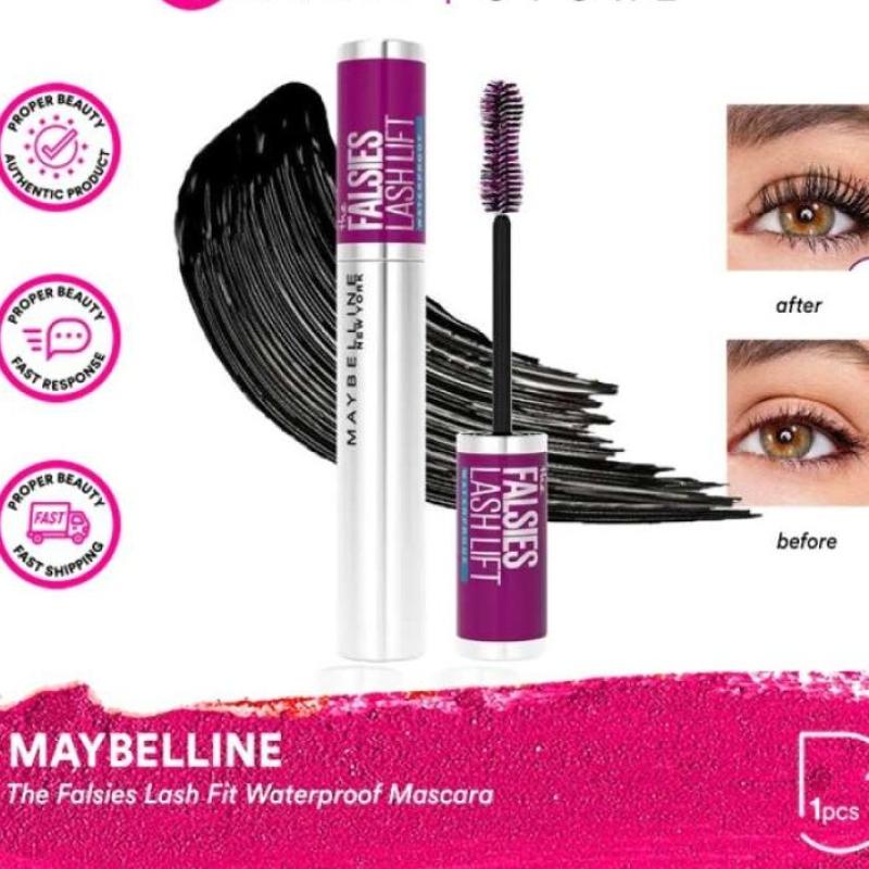 Jual MAYBELLINE The Falsies Lash Lift Waterproof Mascara Amerika Primer ...