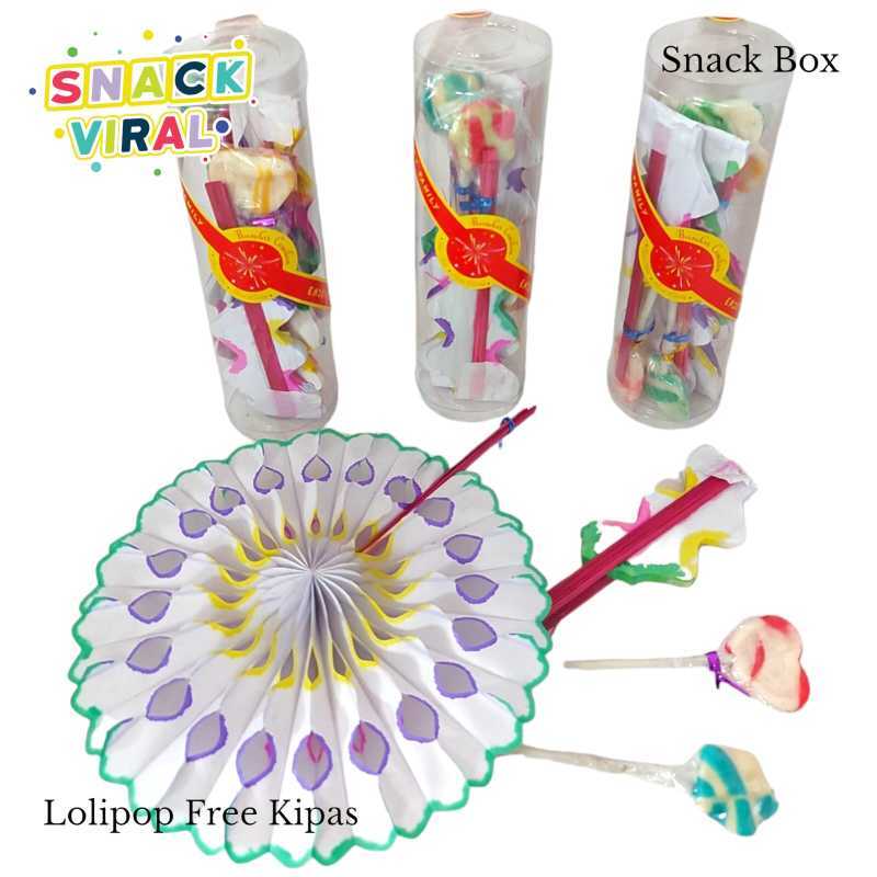 Jual Snack Viral - Permen Lolipop Free Kipas Diy Snack Box Premium Di ...