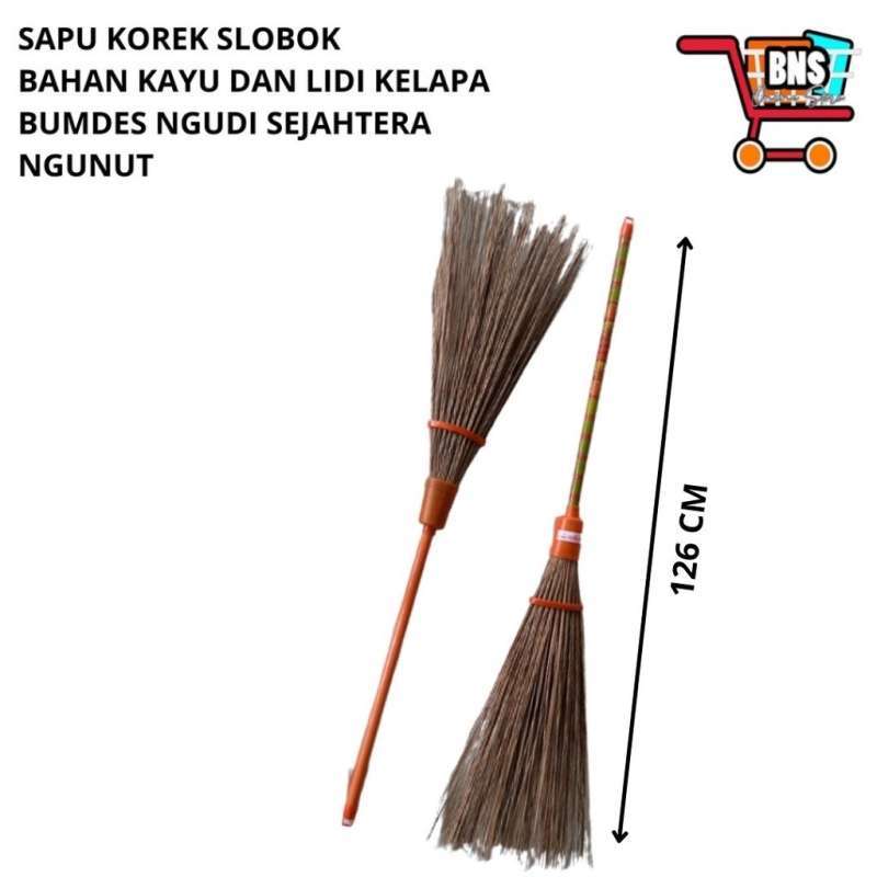 Jual SAPU KOREK SLOBOK SAPU KOREK GAGANG PANJANG SAPU TAMAN SAPU KOREK LIDI KELAPA di Seller BNS ...