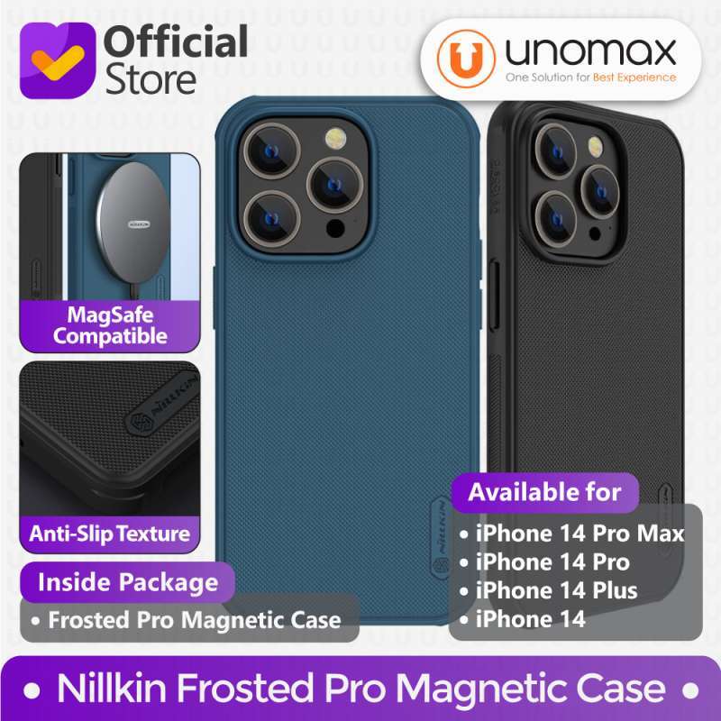 Promo Case iPhone 14 / Plus / Pro / Pro Max Nillkin Frosted Pro Magnetic MagSafe Casing Diskon ...