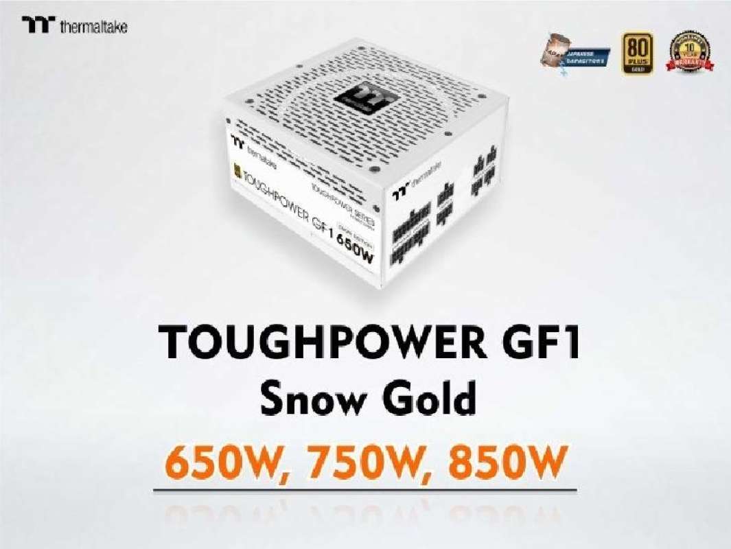 Jual Thermaltake Toughpower Gf1 Snow Gold 650w 80+ Full Modular Psu Di ...