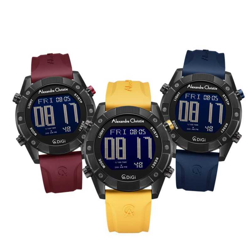 Jual Jam Tangan Pria Alexandre Christie Digital Ac 9372 Mh Original Di ...