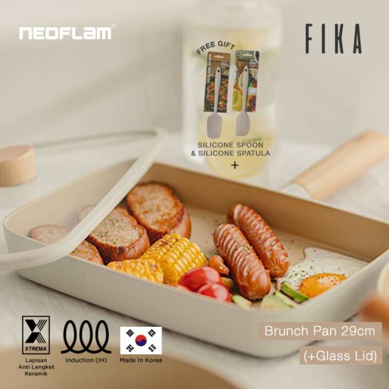 Jual Neoflam FIKA Brunch Pan Wajan Induksi Lapisan Keramik Anti Lengket di Seller Honey Living ...