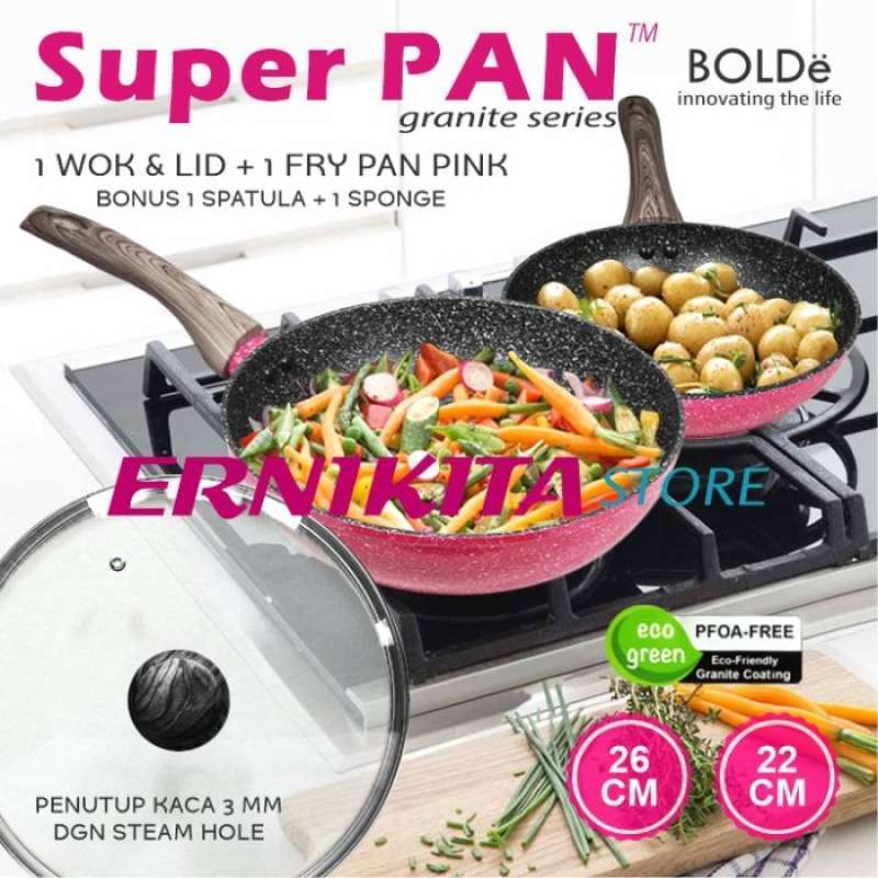 Promo SUPER PAN BOLDe Black Pink Series - PANCI GRANITE CERAMIC ...