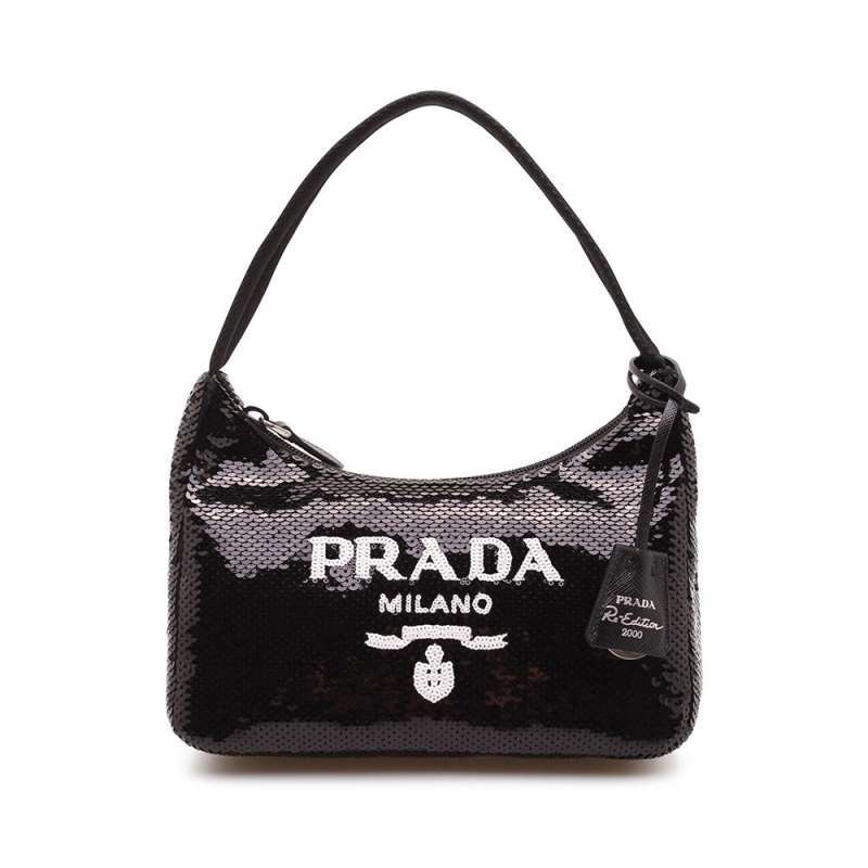 Jual Prada Re-Sequin Handbag Black di Seller voila.id - Kebayoran Lama ...
