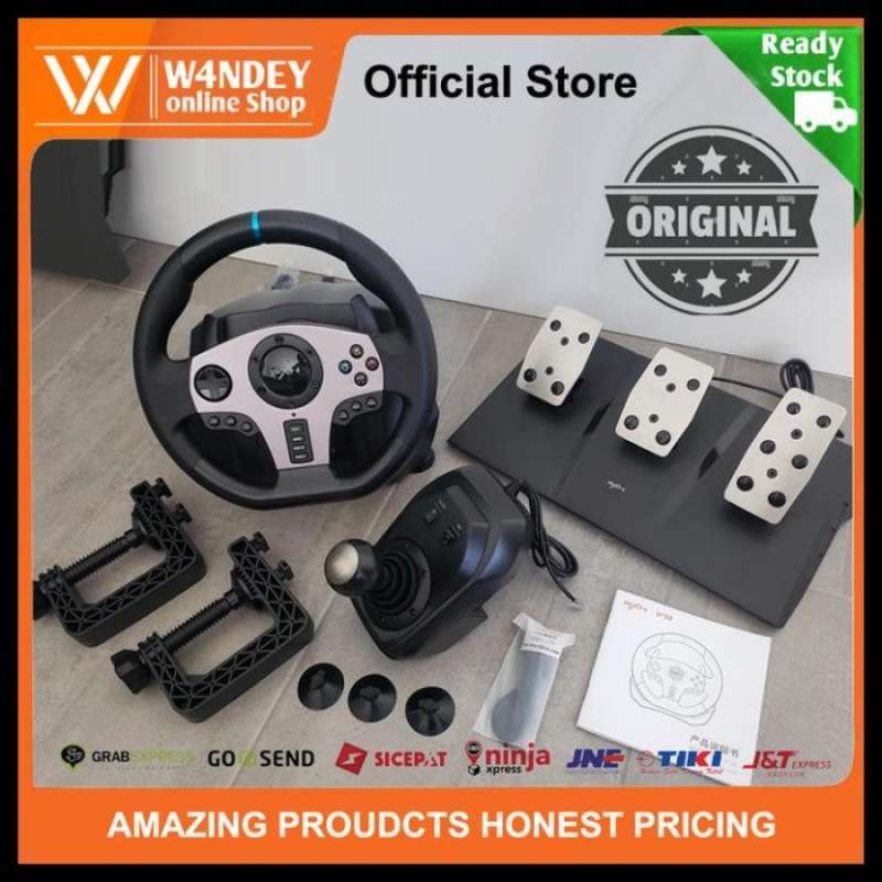 Jual ORI PXN-V9 STEERING WHEEL WITH CLUTCH SHIFTER ALTERNATIF LOGITECH ...