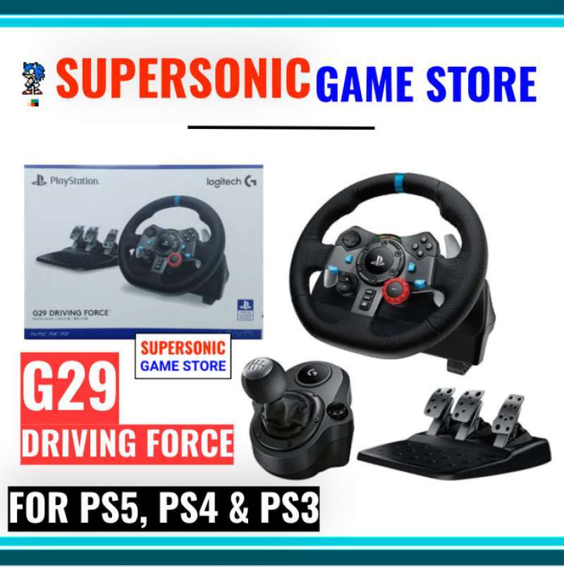 Jual Logitech's G29 Driving Force Racing Wheel - PS5, PS4 & PS3 di ...