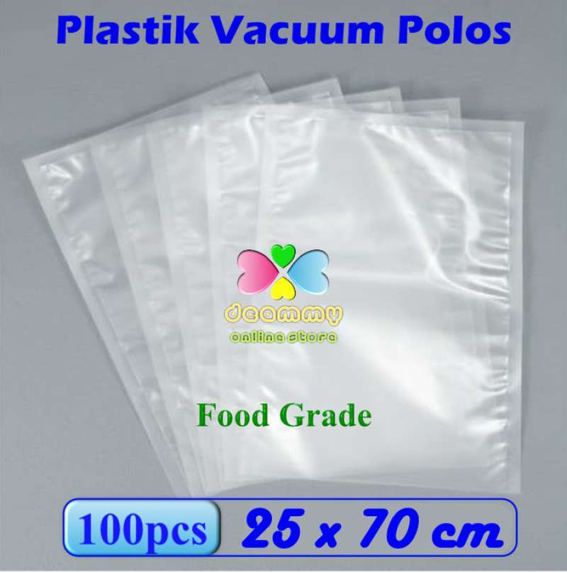 Jual Plastik Vacuum Bag Polos 25 x 70 cm, Plastik Vakum Bag Sealer di Seller CobanBaith - Kapuk ...