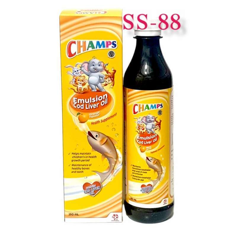 Jual Champs Emulsion Cod Liver Oil ~ Rasa Jeruk di Seller PALANG MERAH ...