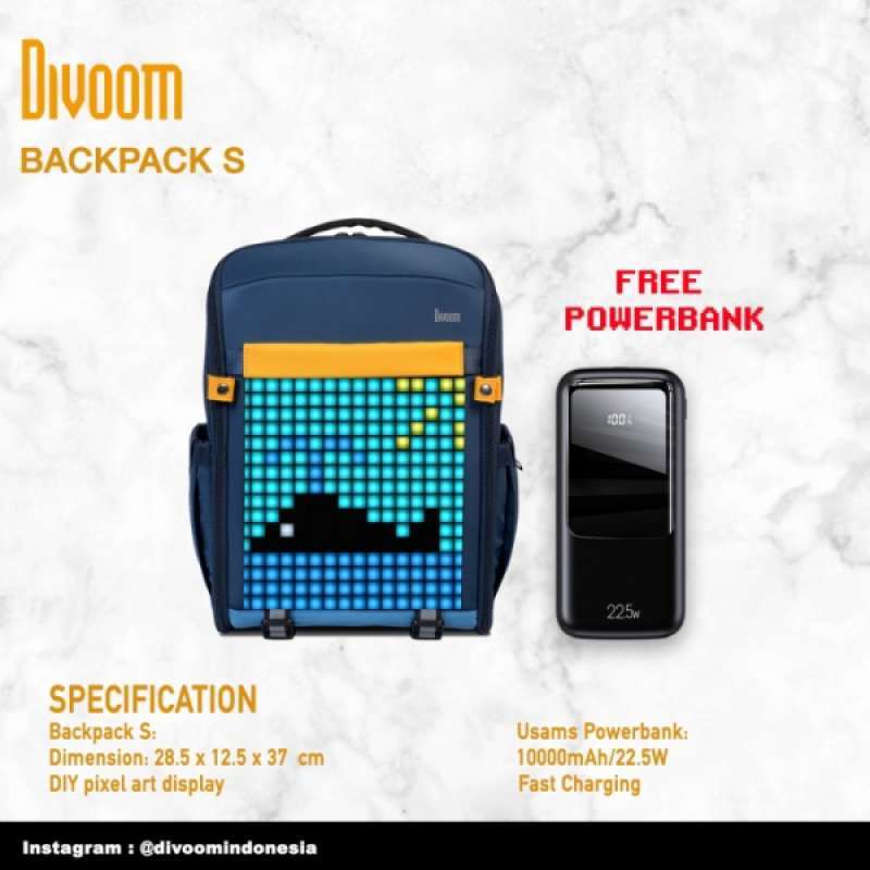 Jual Divoom Pixoo Backpack-S di Seller Flakes Store - Cengkareng Barat ...