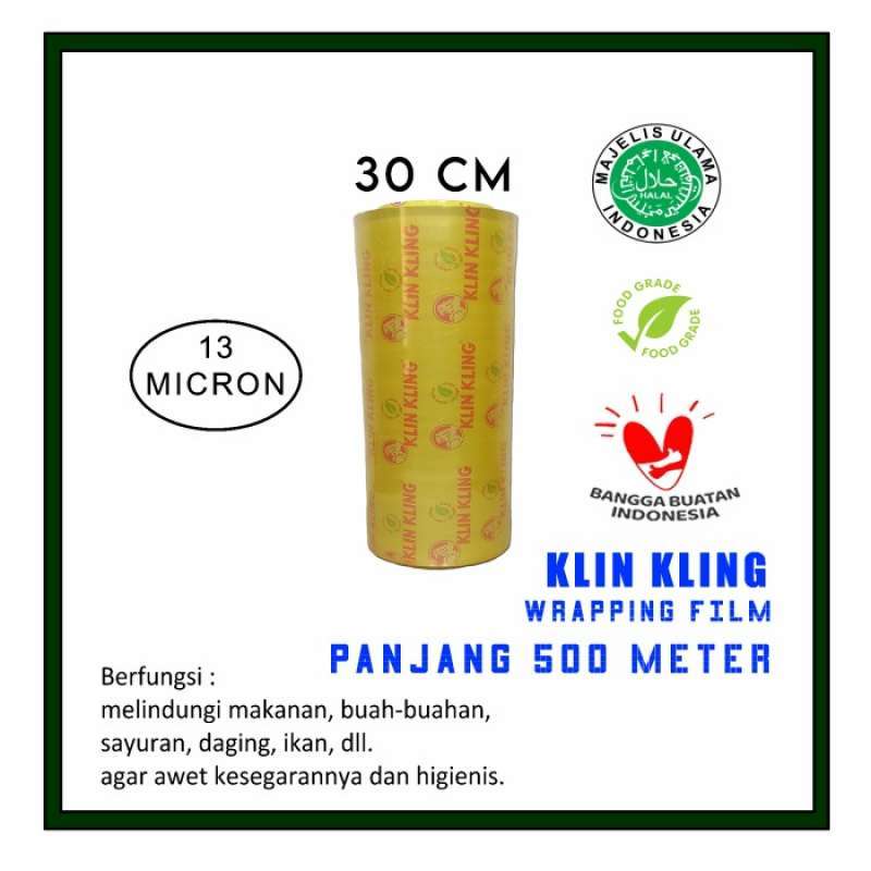 Jual Plastik Wrapping Makanan / Cling Wrap KLIN KLING 500meter di ...
