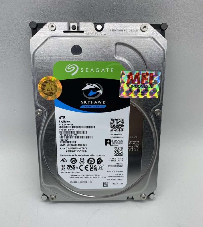 Jual Seagate Skyhawk 4tb Cctv Hdd Hardisk Internal 3.5 Sata3 Garansi ...