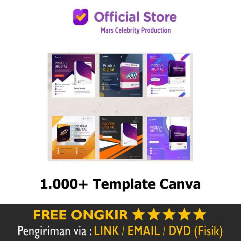 Jual Paket 1.000+ Template Canva Premium Siap Edit Canvanesia Desain ...