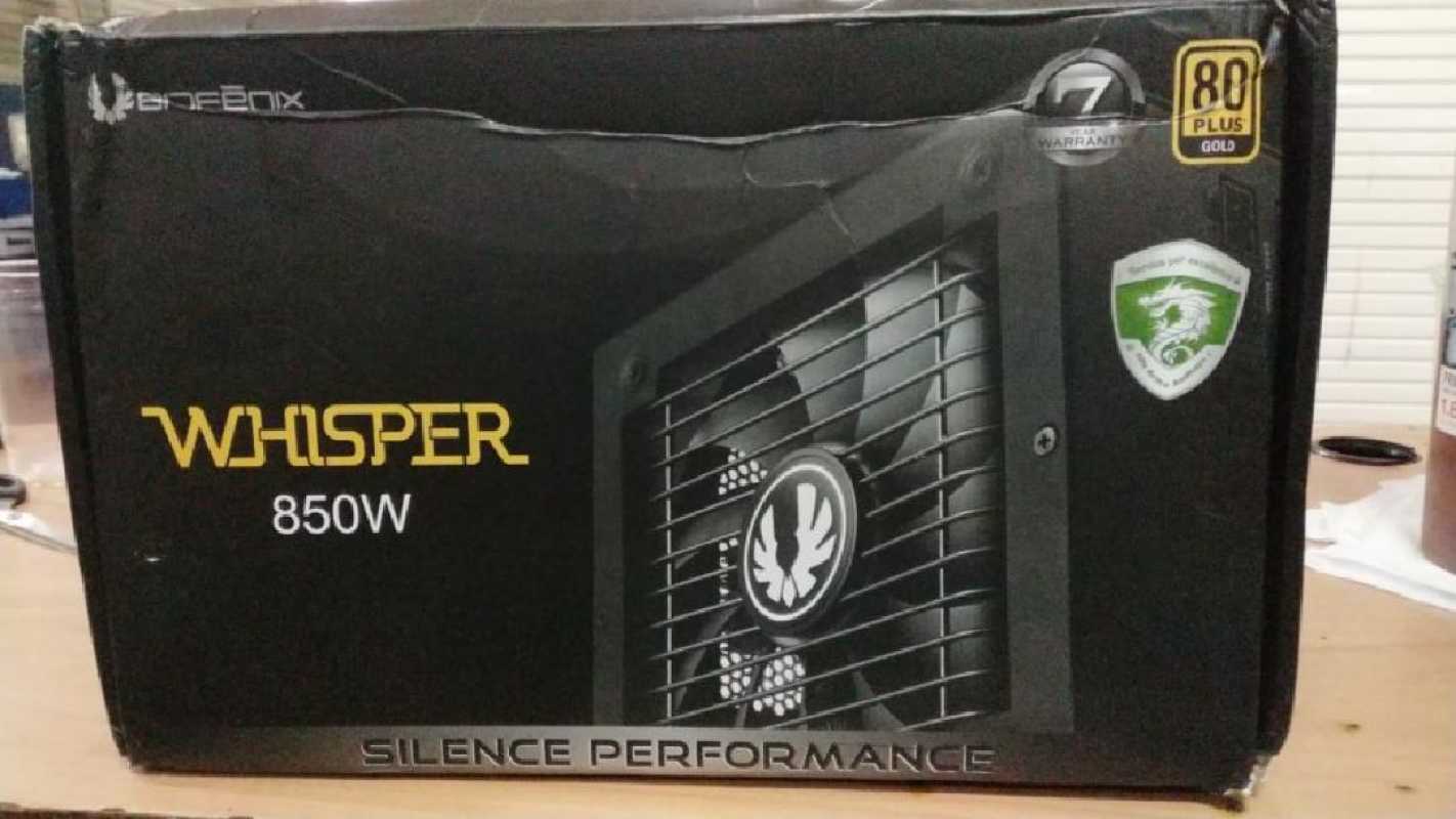 Jual BitFenix Whisper 850W 80+ Plus Gold Full Modular Power Supply Unit ...