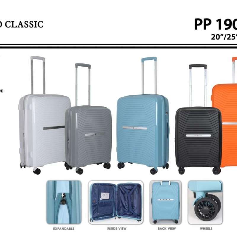 Jual Koper Polo Classic Andora Bahan Lentur Anti Pecah/Kopertravelling ...