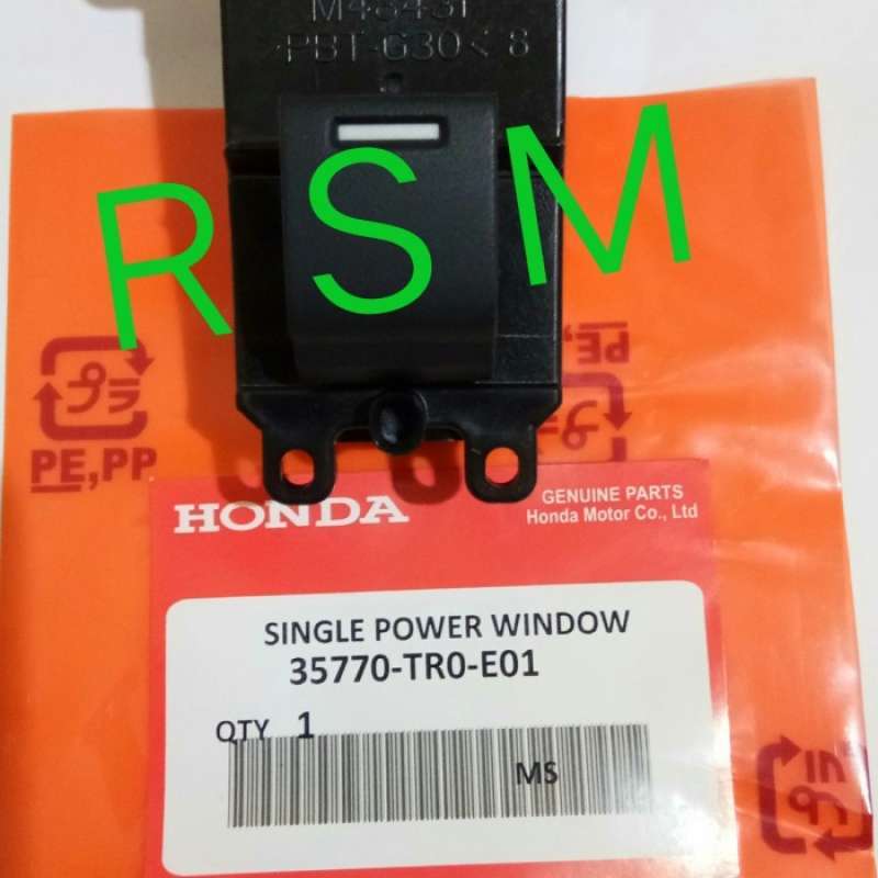 Jual Tombol Switch Single Saklar Power Window Asli Crv Gen 4 Hrv Accord ...