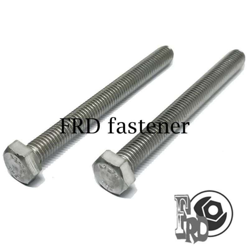 Jual Baut Stainlees Steel 304 M20 Diameter 20mm Kunci 30 Pitch Drat 2 ...