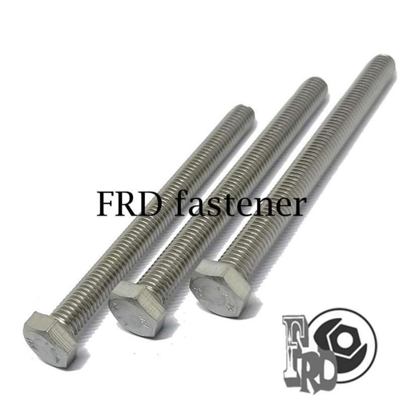 Jual Baut Stainlees Steel 304 M20 Diameter 20mm Kunci 30 Pitch Drat 2 ...