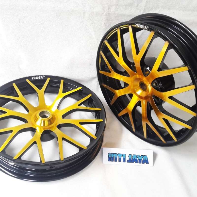 Promo velg Vario 125 SNI type Evo POWER Black Gold Diskon 23% di Seller ...
