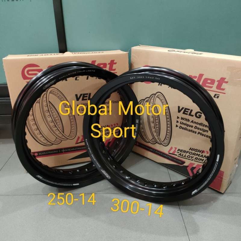 Promo Velg Velag Scarlet Ring14 250-14,300-14 Aerox NVX155,Vario125 ...