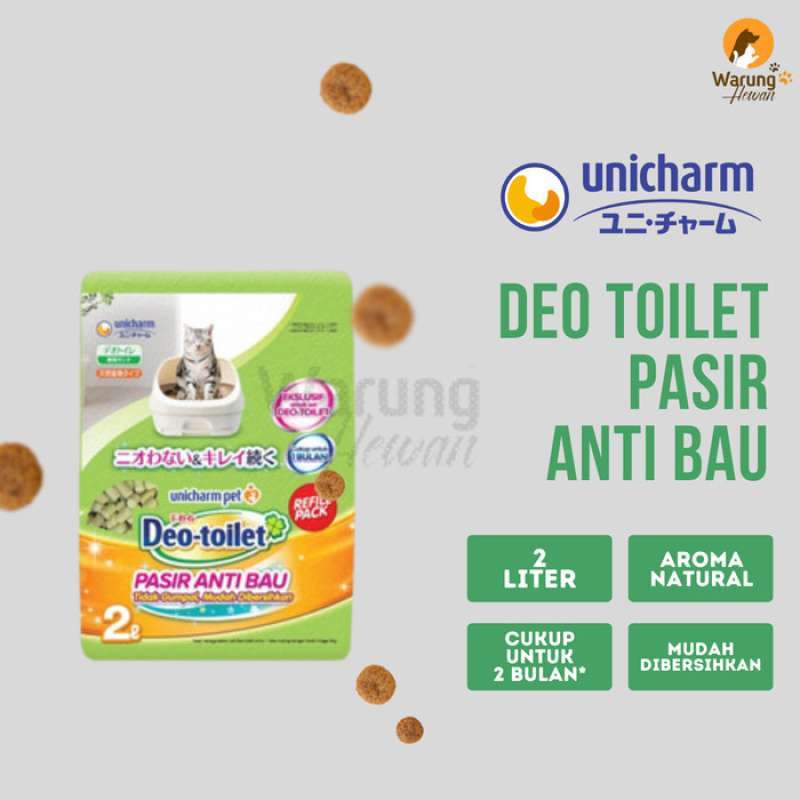 Jual Unicharm Pet Deo Toilet Pasir Kucing Anti Bau 2 Liter Di Seller ...
