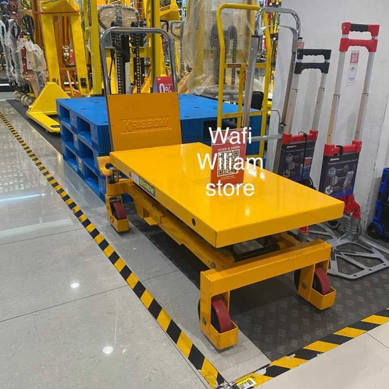 Jual Krisbow Hidrolik Gunting Hydraulic Scissor Lift Table 1,3 Meter ...