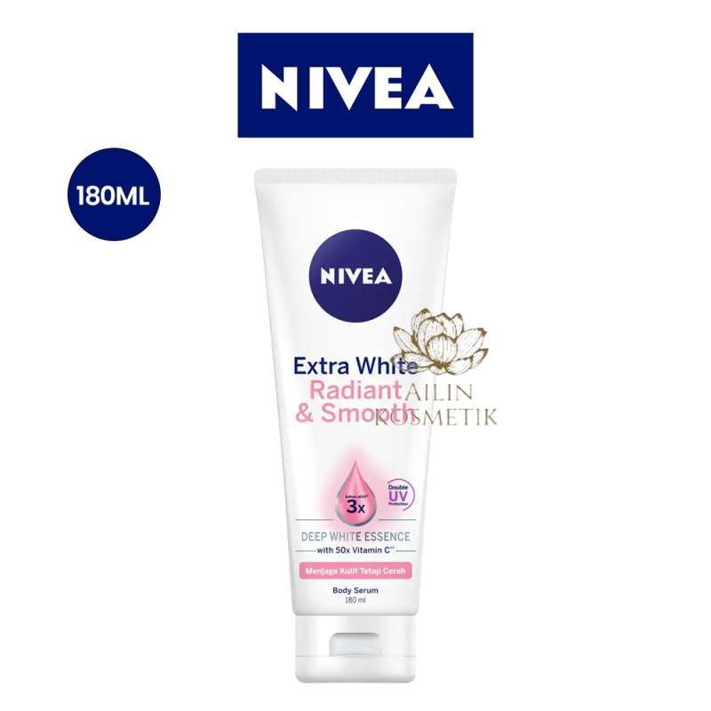 Promo NIVEA Extra White Body Serum Radiant And Smooth 180ml Ori Bpom ...