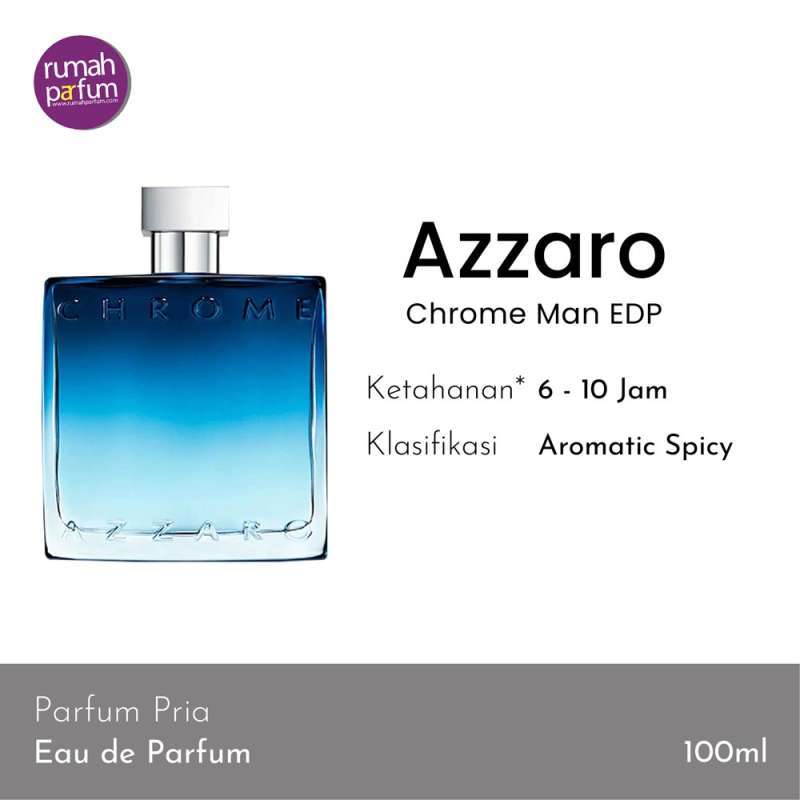 Promo Azzaro Chrome Man Edp 100 Ml Diskon 22% Di Seller Rumah Parfum ...