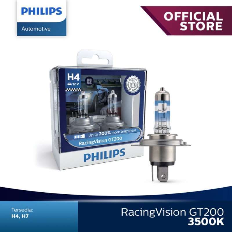 Jual Philips Racing Vision GT200 H4 Lampu Mobil - 12342RGT di Seller ...