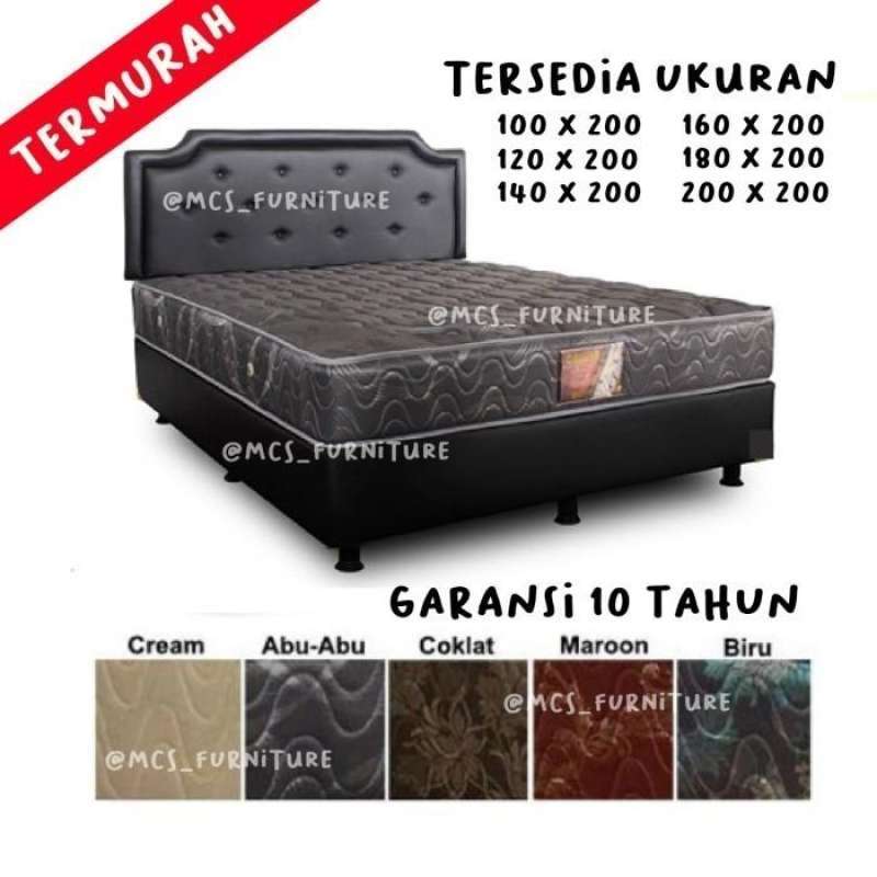 Jual Set Kasur (spring Bed Dipan Headboard) Central Deluxe Semarang Di ...