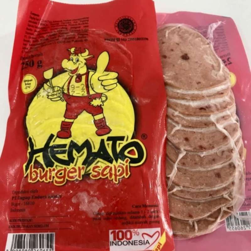 Jual Hemato Burger Sapi 280gr Halal Di Seller Toko Sosis Medan Mart ...
