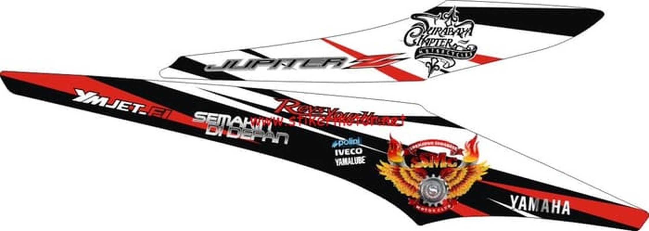 Jual Master Decal Sticker Jupiter Mx Club Surabaya Spec B di Seller ...