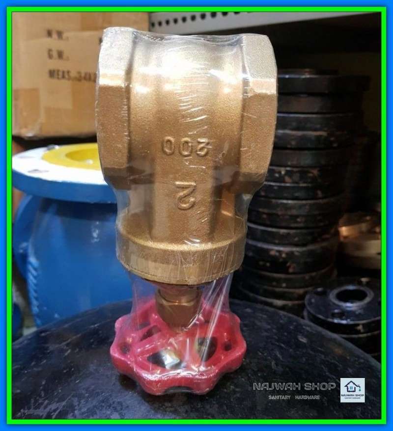 Promo Stop Kran Gate Valve 2 inch Onda Non Rising Steam Class 200 WOG ...