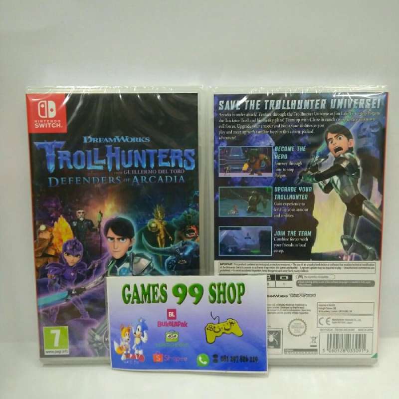 Jual Nintendo Switch DreamWorks Troll Hunters Defenders of Arcadia di ...