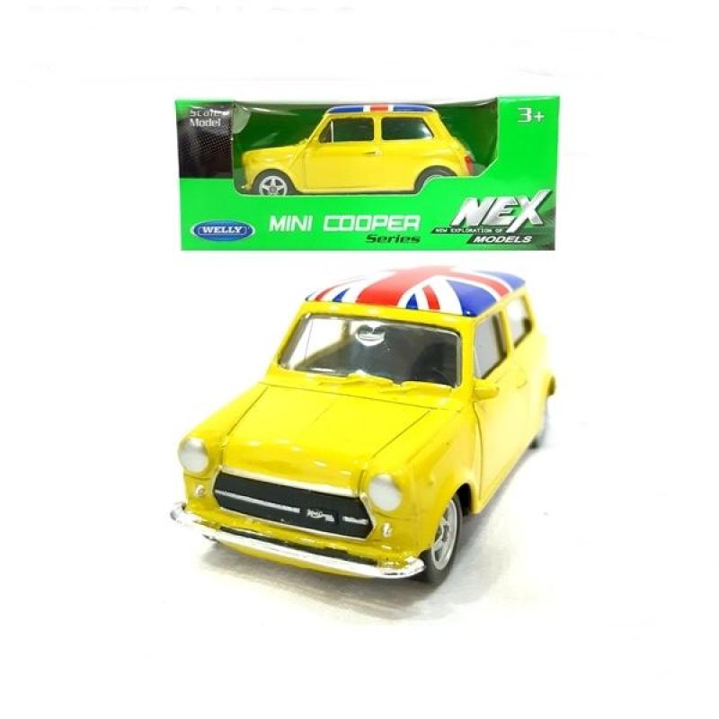 Promo Welly 52299EF-W 20 Mini Cooper 1300 English Flag Diecast - Yellow ...