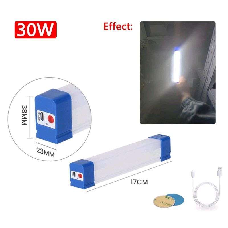 Jual Lampu Neon Led T7 USB Bolam Let Portable Emergency Lamp Darurat 30watt di Seller TripleStar ...