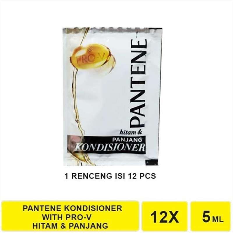 Promo Pantene Conditioner Hitam 1 Renceng Isi 12 Sachet @5 Ml Diskon 31 ...
