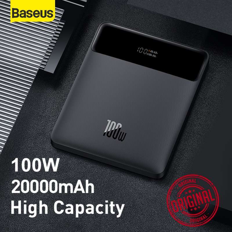 Jual BASEUS 100W Blade Fast Charging Power Bank Quick Charge Type-C ...